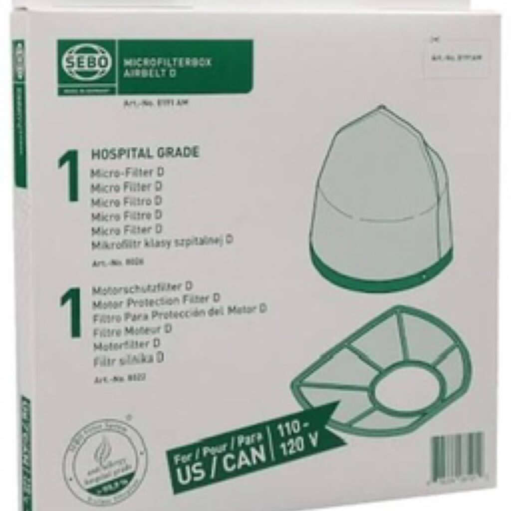 SEBO D FILTER SET - Edison Vacuums