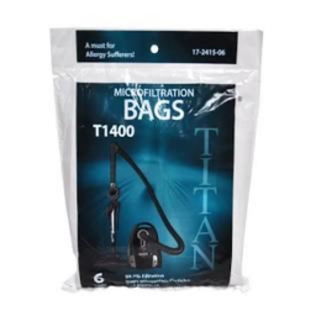 Titan T1400 bags (6 pack) - Edison Vacuums